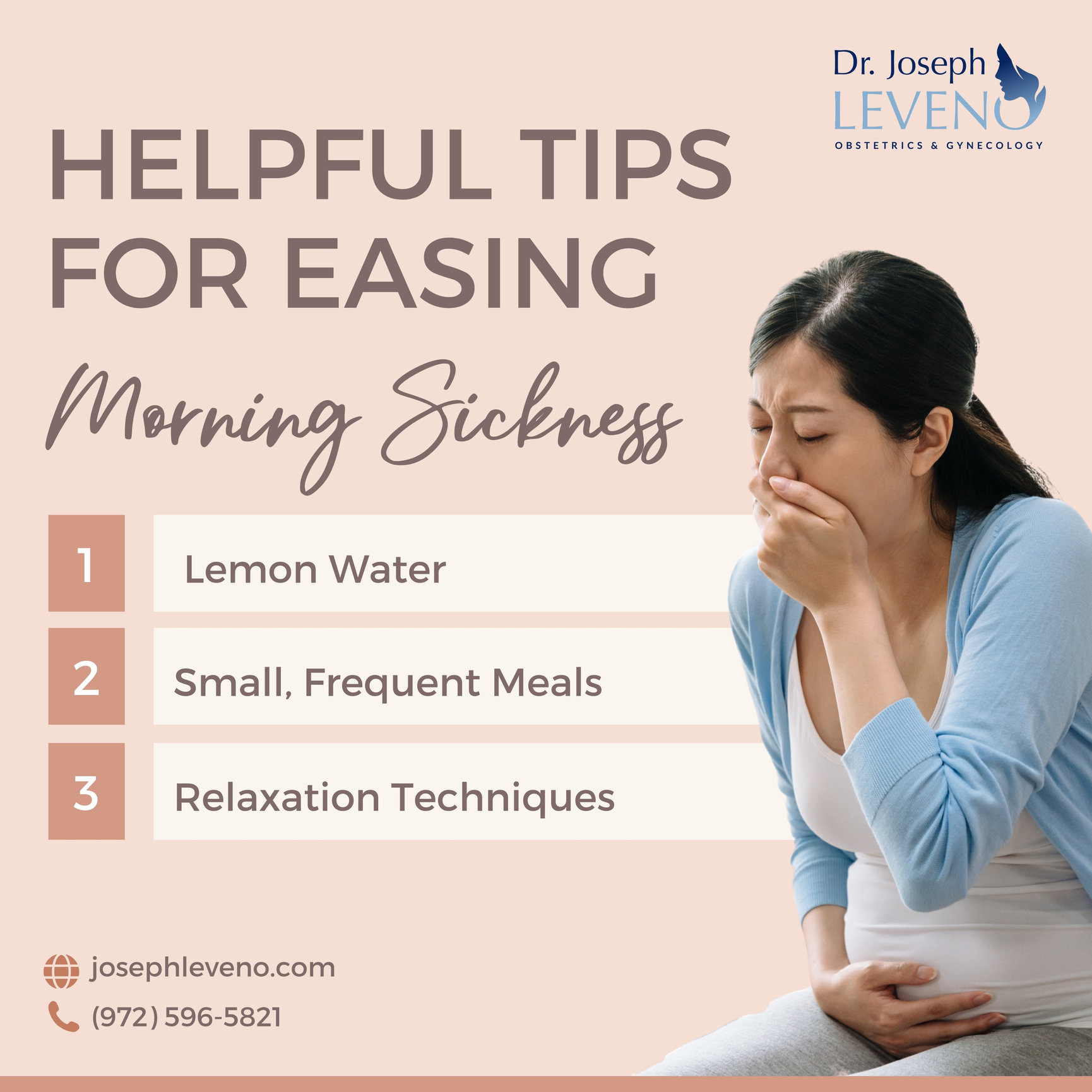 Morning Sickness Tips with Dr. Leveno - Plano, TX