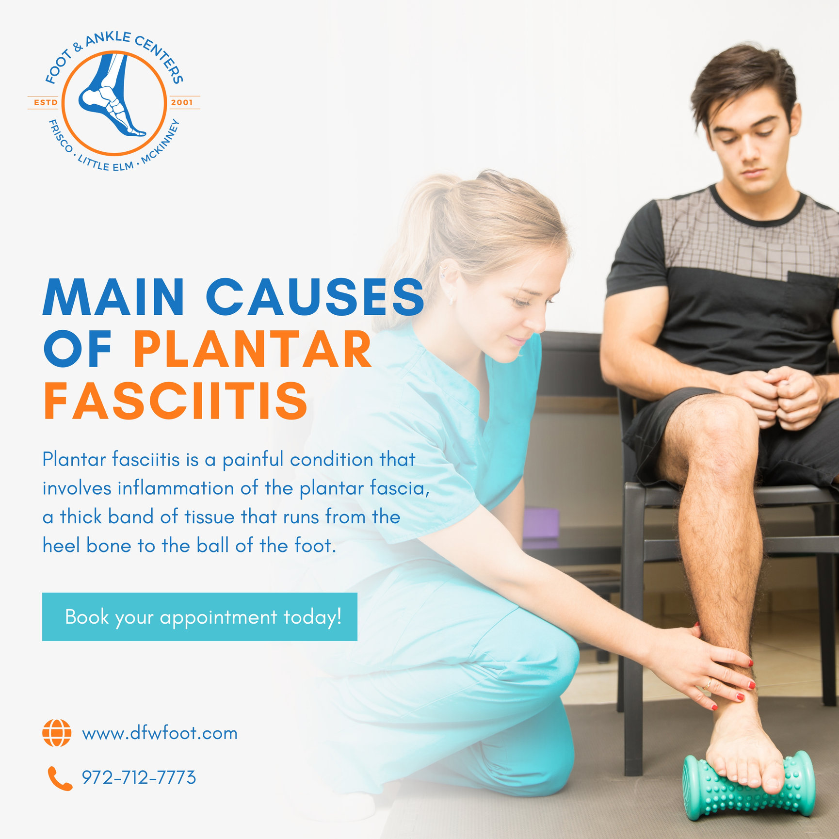 What Are The Main Causes of Plantar Fasciitis? - Foot & Ankle Centers ...